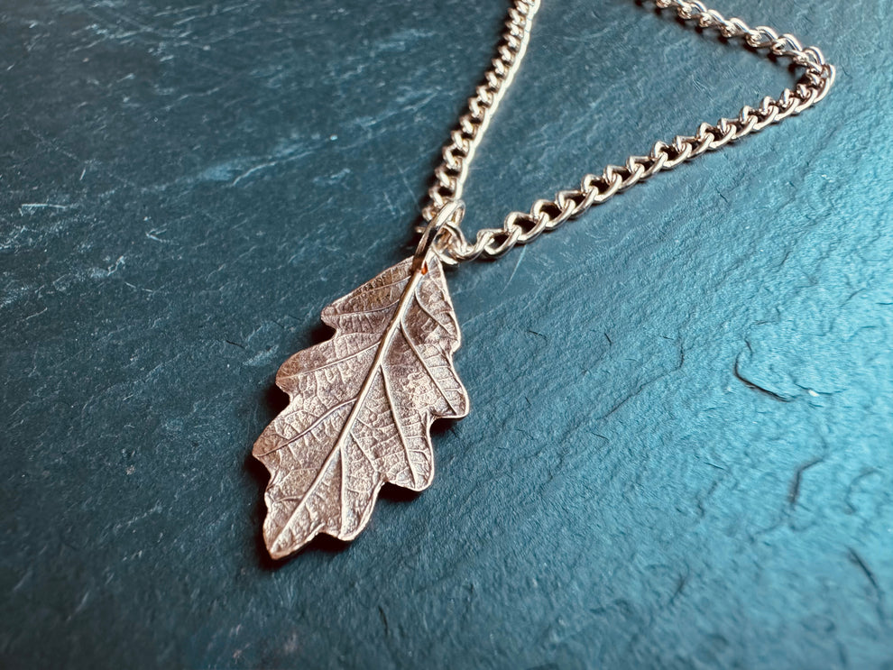 Baby oak copper pendant – Coppertop Jewellery